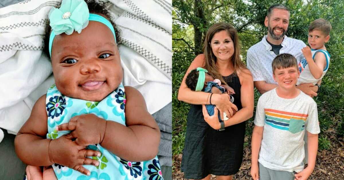 ‘We have a 3-week-old girl.’ I had tears in my eyes. ‘We have a ...