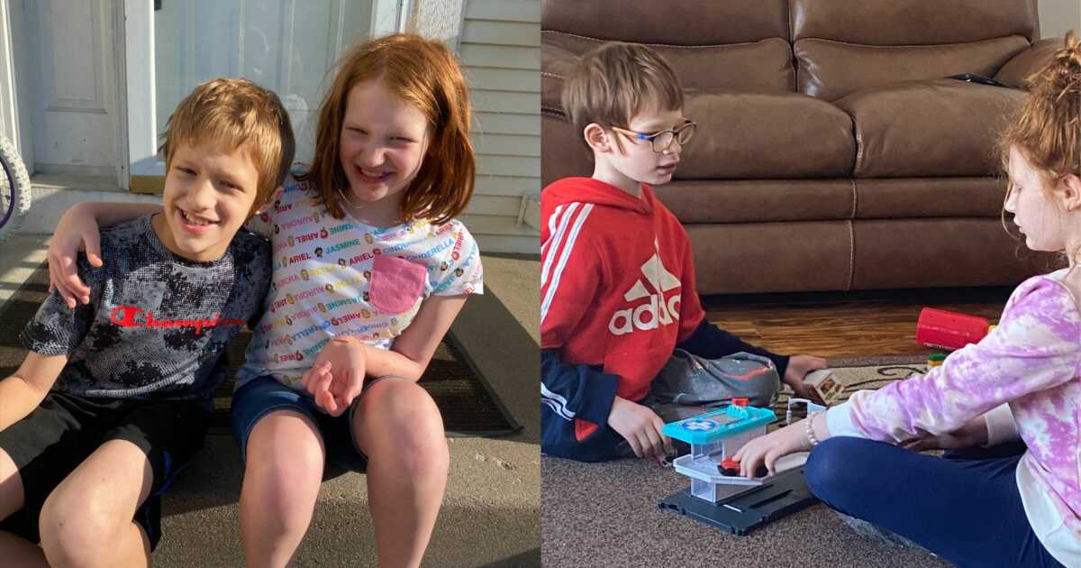 Special Bond Between Sister And Older Brother With Autism Makes This ...